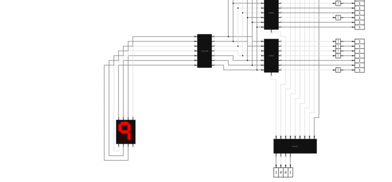 Brandons Website | Binary To 7 Segment Display Converter